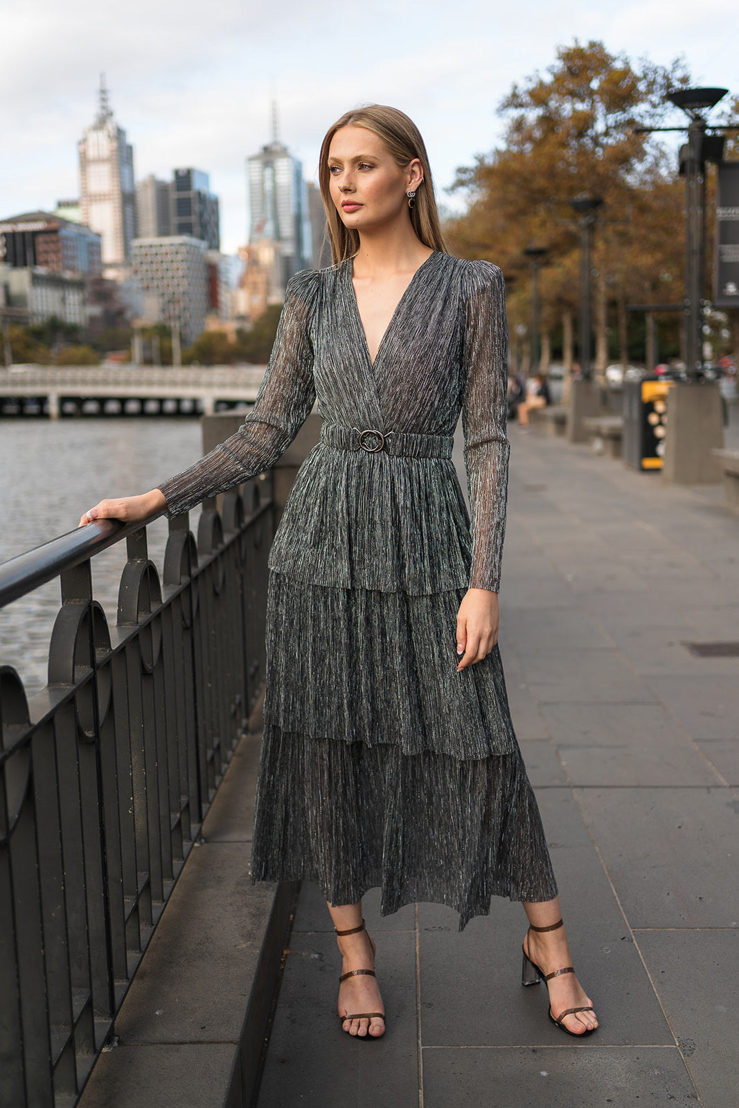 Sheike All That Sparkles Dress | Bronze – the style squad
